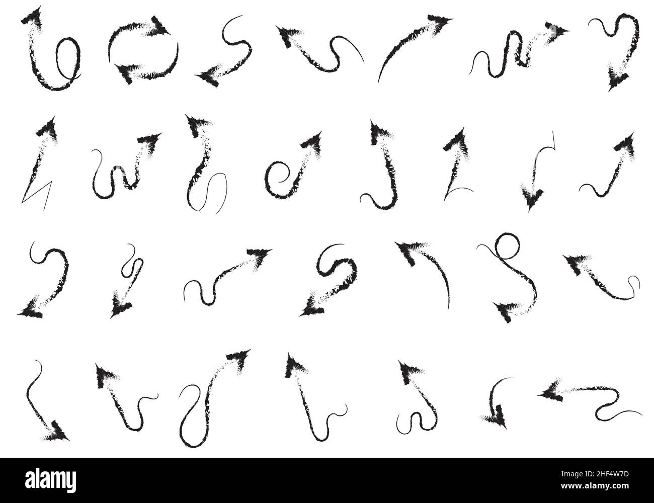 Red black line arrow Cut Out Stock Images & Pictures - Alamy