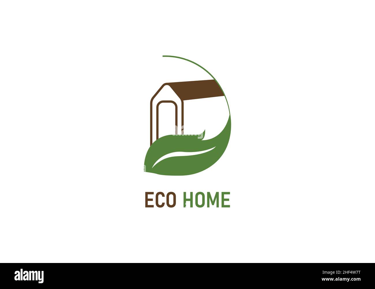 eco logo design template Stock Vector Image & Art - Alamy