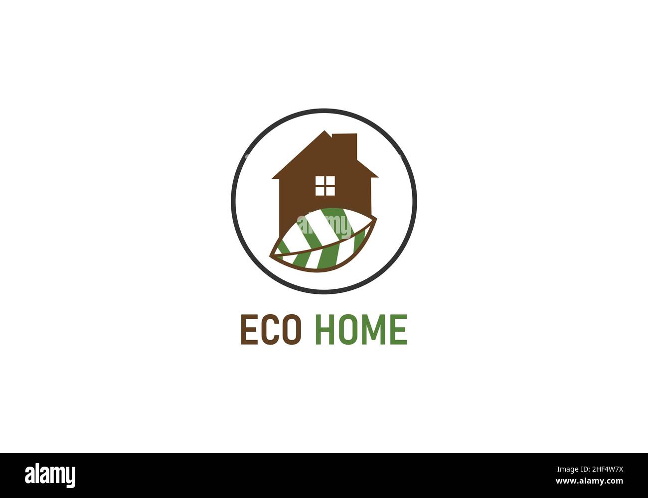 Eco Home logo design vector template Stock Vector Image & Art - Alamy