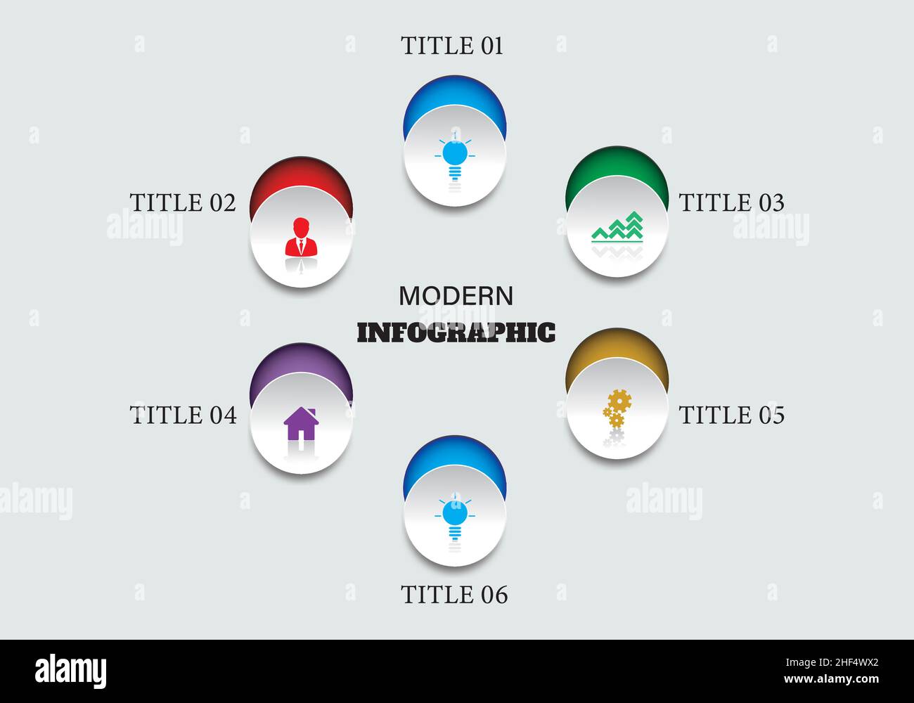 modern infographic design template Stock Vector Image & Art - Alamy