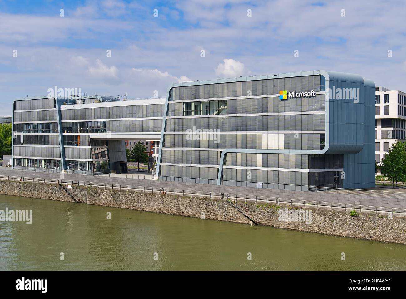 Cologne, Germany - July 2021: Microsoft corparaion office building ...