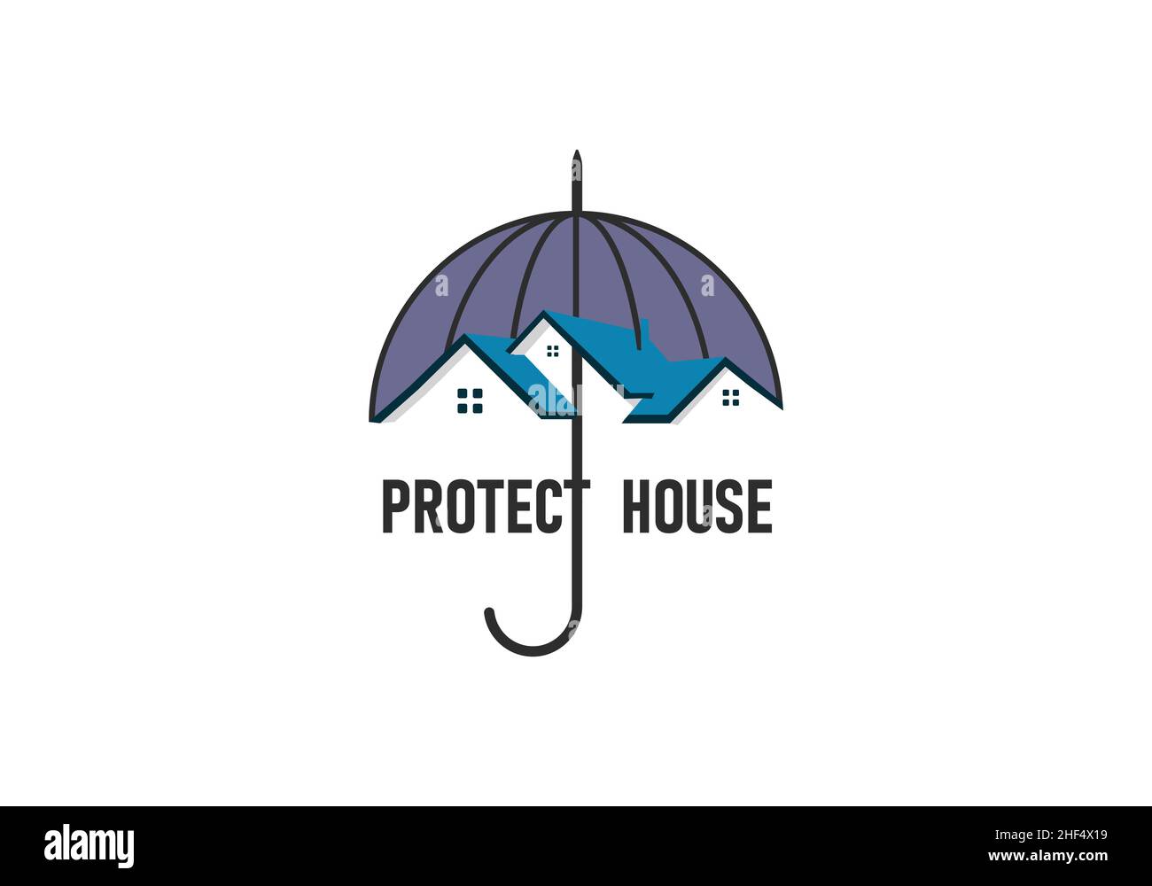 home protect logo design template Stock Vector Image & Art - Alamy