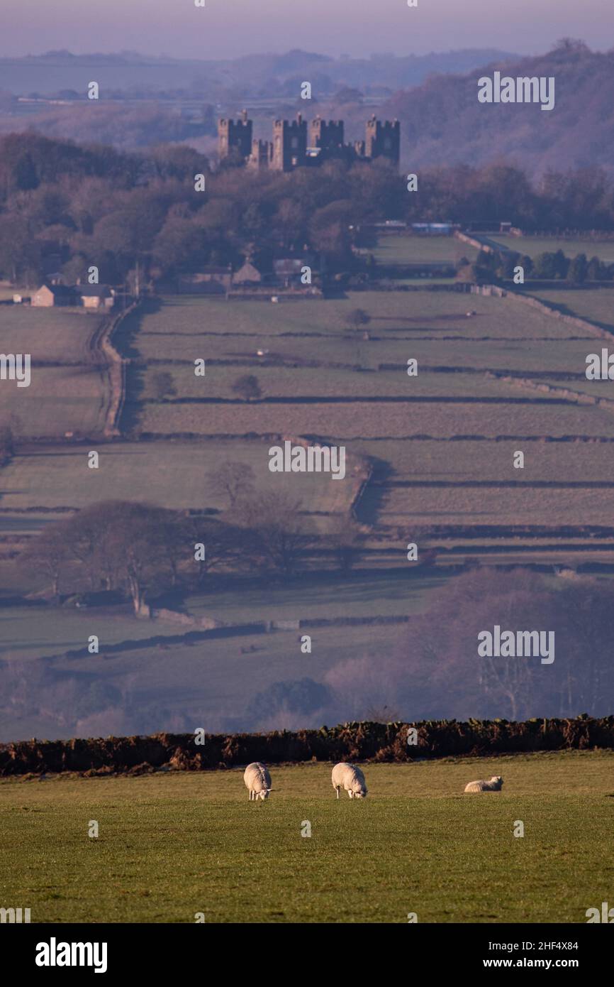 Riber Castle, Matlock, Derbyshire, England Stock Photo - Alamy