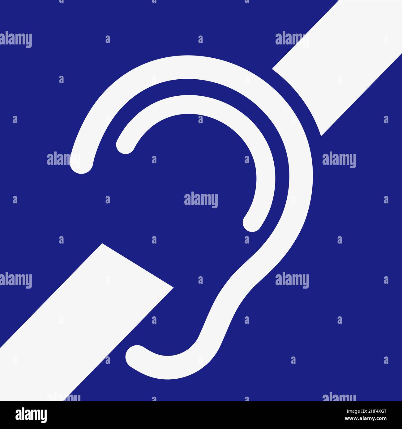 Hard of hearing Stock Vector Images - Alamy