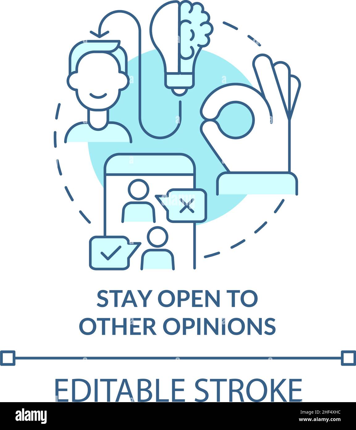 Stay open minded hi-res stock photography and images - Alamy