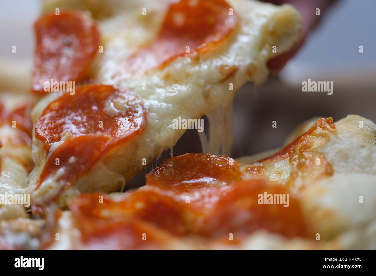 Stringy Cheese Pizza