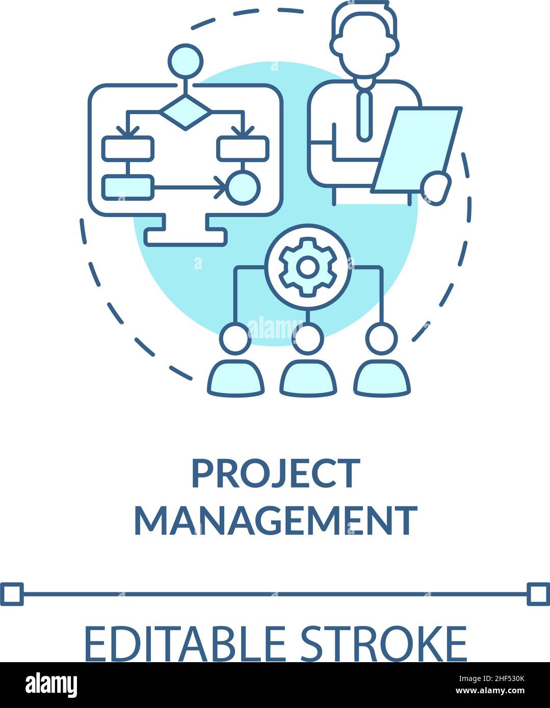 Project management turquoise concept icon Stock Vector Image & Art - Alamy Project management turquoise concept icon Stock Vector Image & Art - Alamy