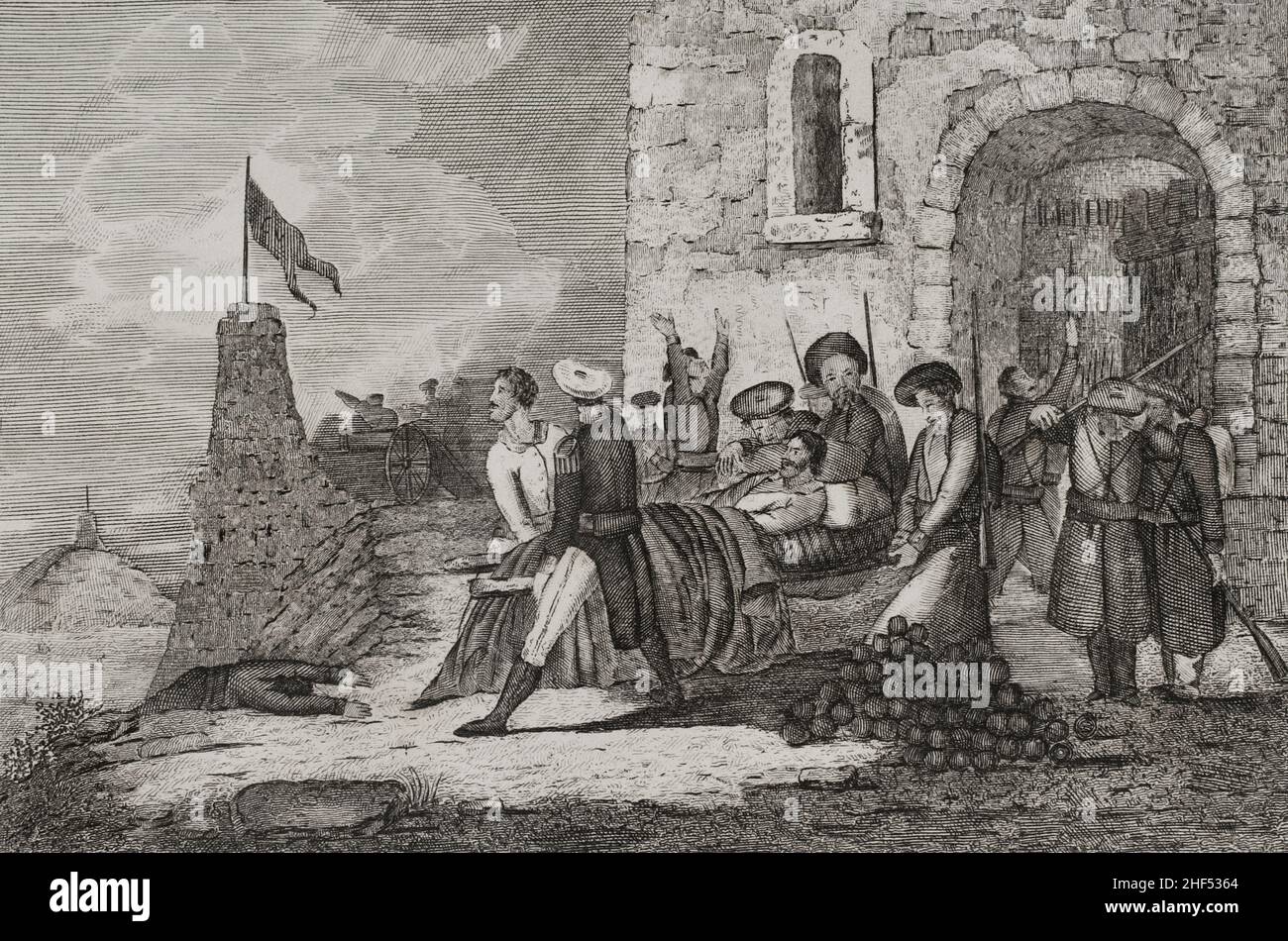 History of Spain. First Carlist War (1833-1840). First Siege of Bilbao ...