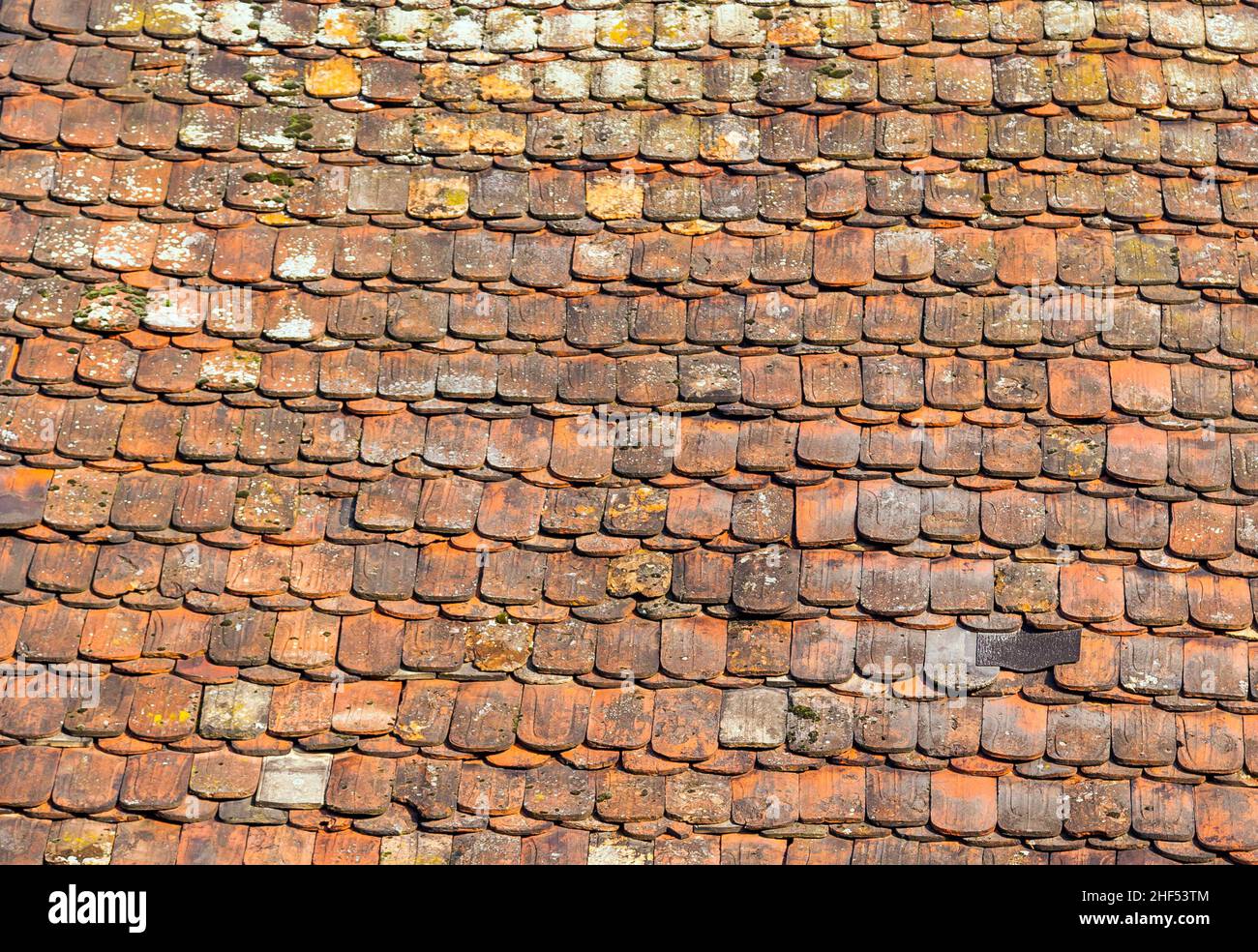 Classic red tile roof window hi-res stock photography and images - Alamy