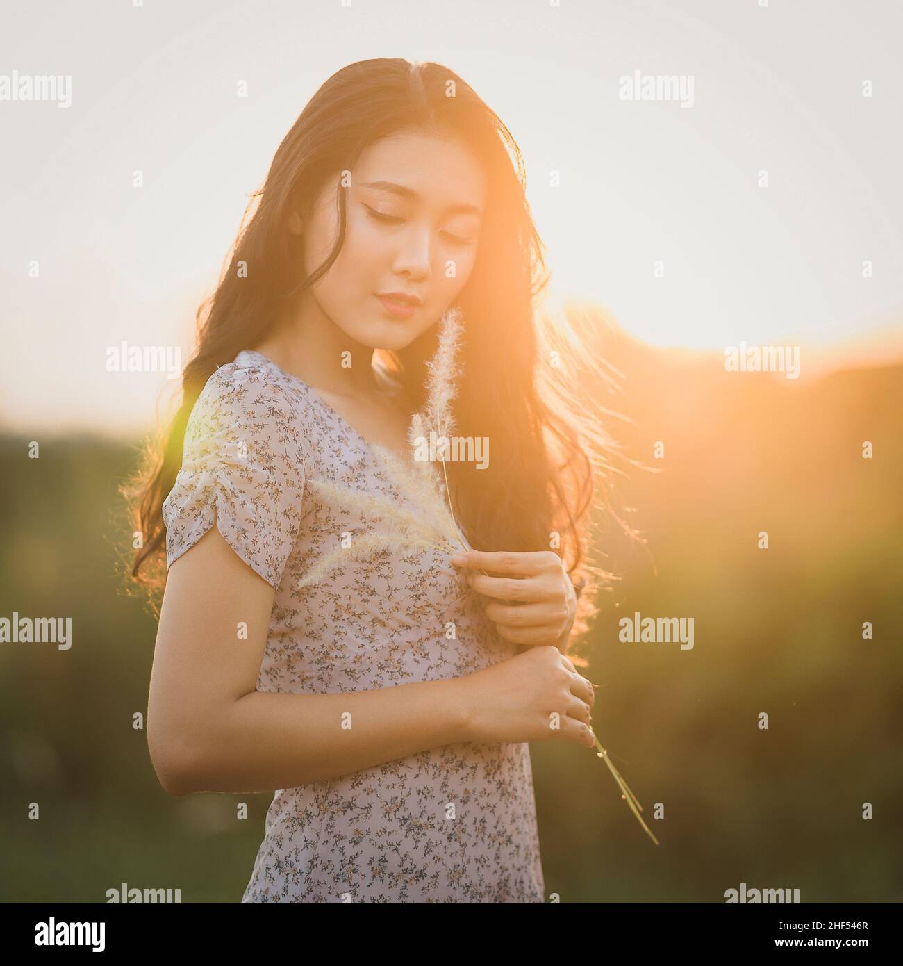 Ho Chi Minh city, Viet Nam: Portrait of a beautiful Vietnamese girl in ...