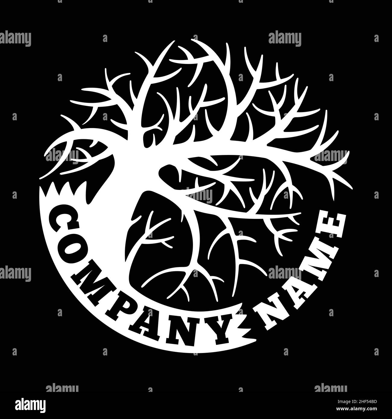 Tree logo. Vector and illustration Stock Vector Image & Art - Alamy