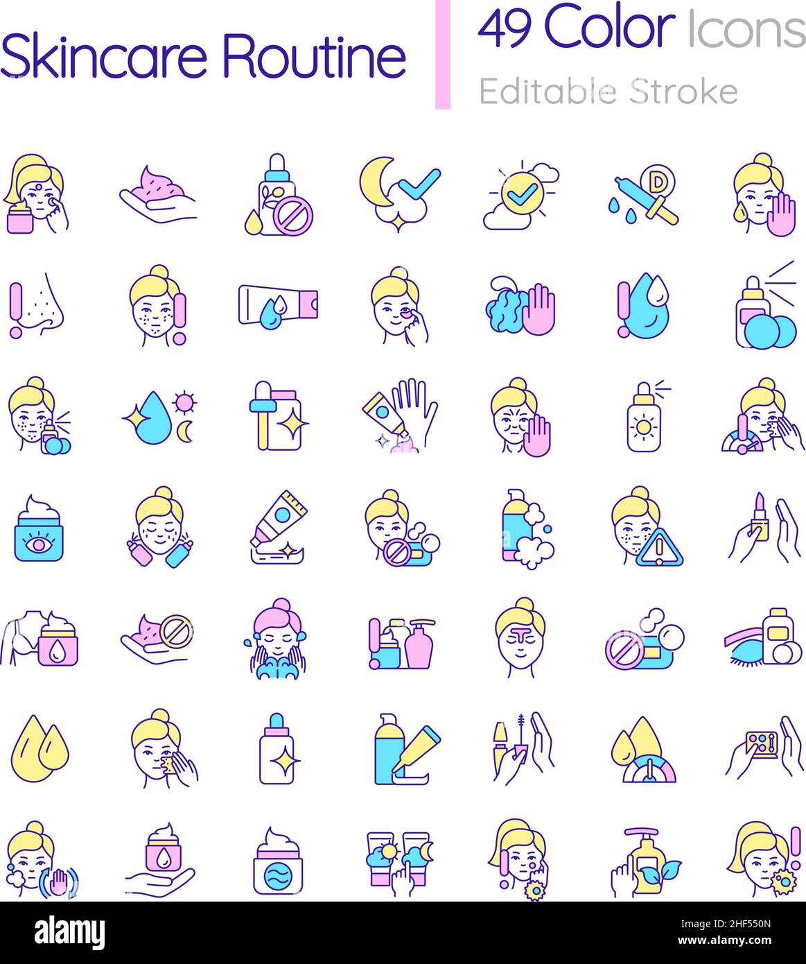 Normal routine Stock Vector Images - Alamy