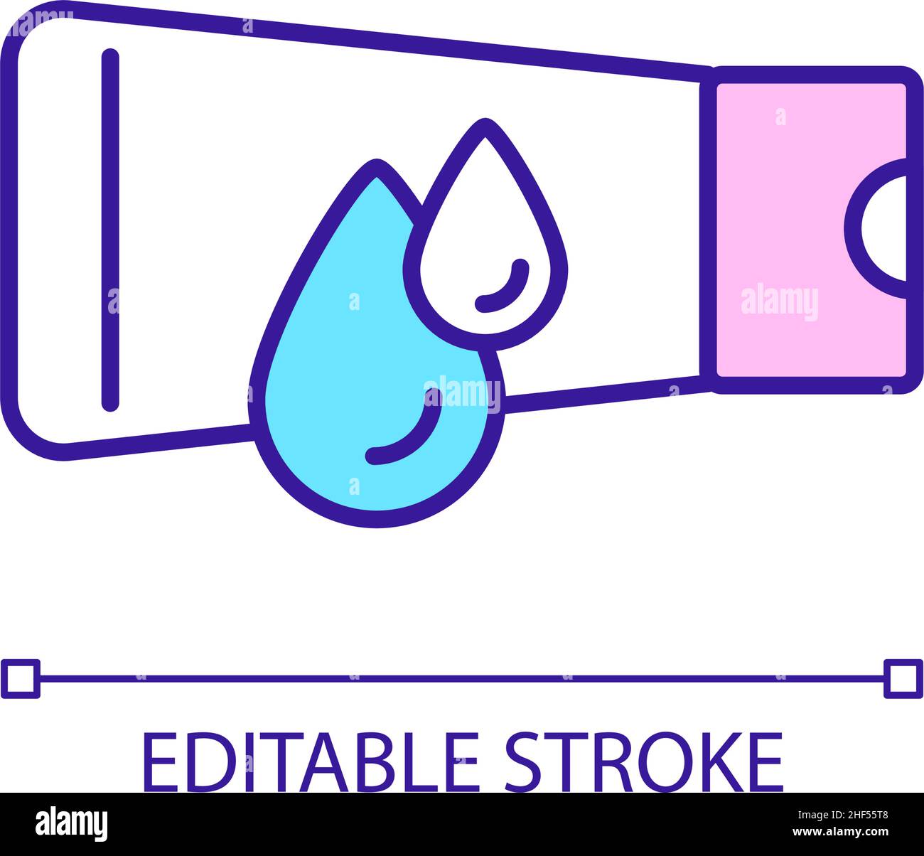 Moisturizing procedure color icon Cut Out Stock Images & Pictures - Alamy