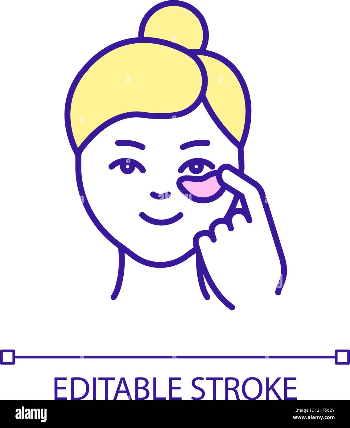 Use eye patches RGB color icon Stock Vector Image & Art - Alamy