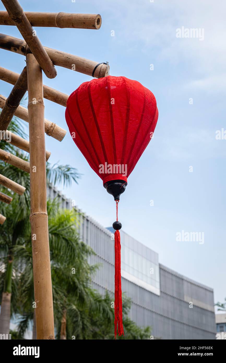 Red lantern, symbol of good luck Stock Photo - Alamy