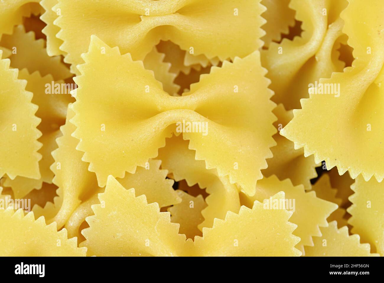 Closeup Detail of Farfalle Pasta or Butterfly Pasta for Backdrop or ...