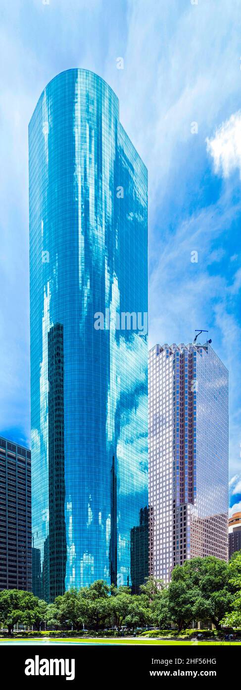 Skyline of Houston, Texas in daytime Stock Photo - Alamy