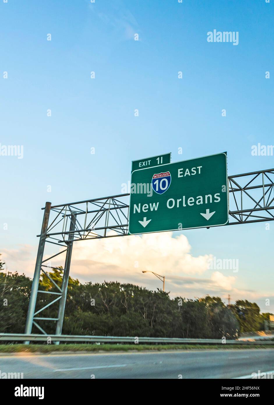 Interstate 10 sign hi-res stock photography and images - Alamy