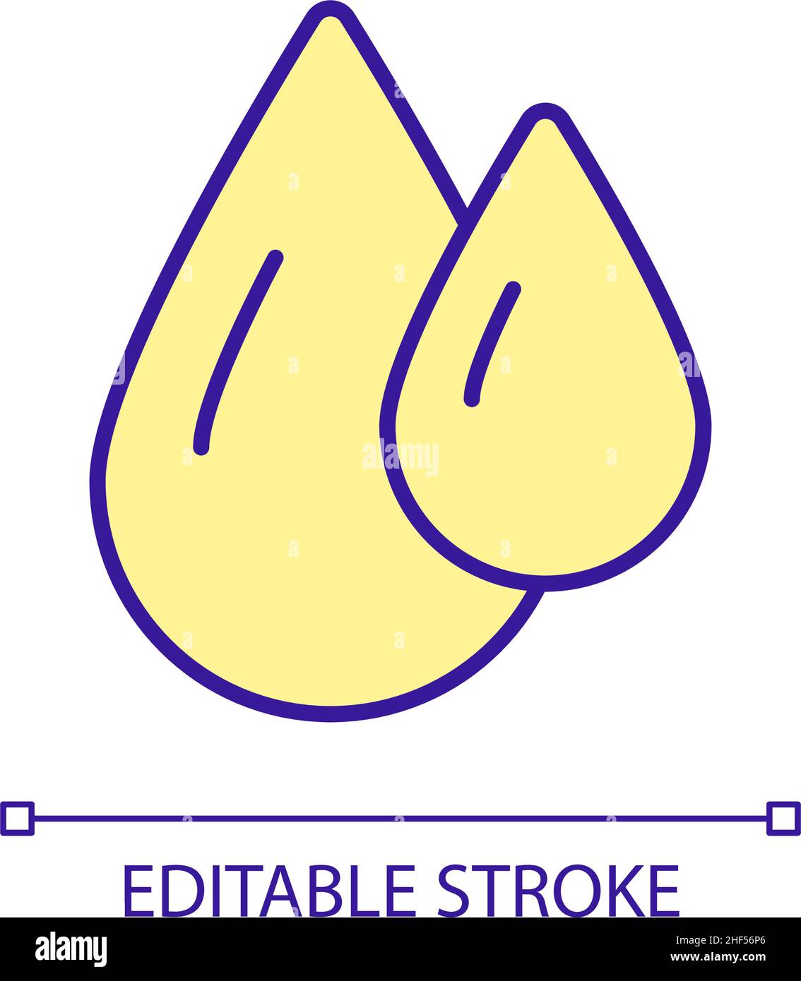 Cosmetic oil for skin moisturizing RGB color icon Stock Vector Image ...