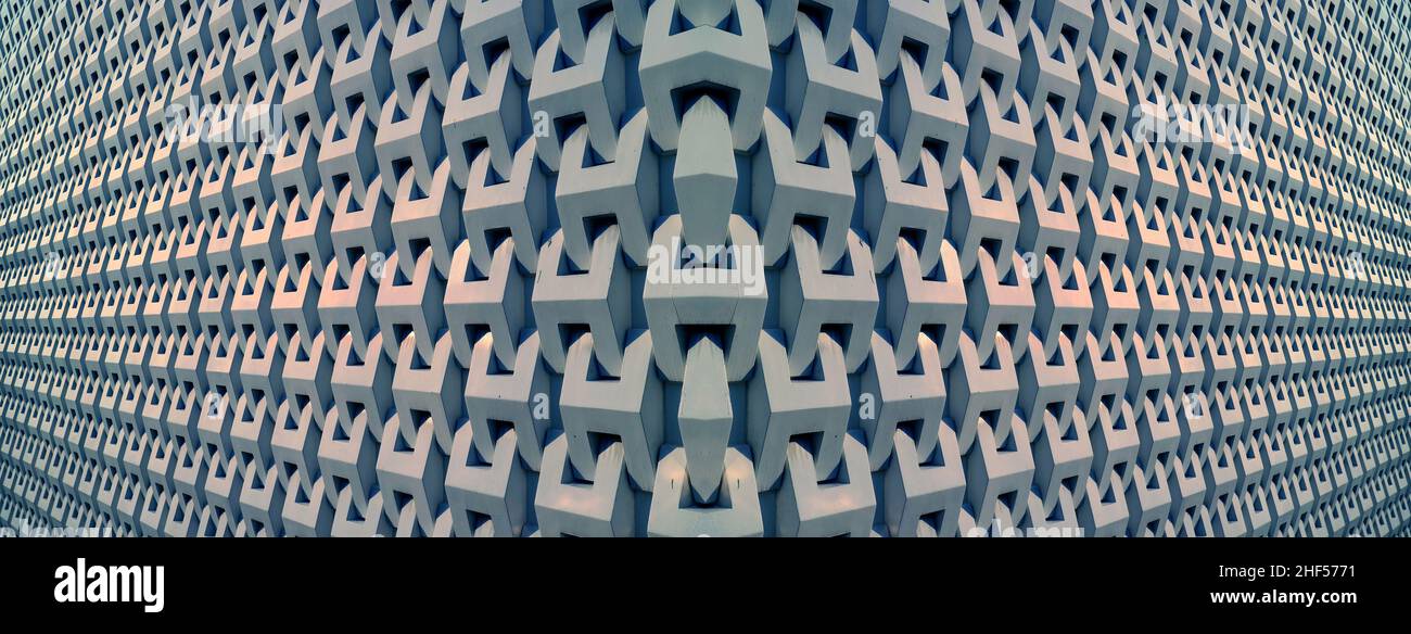 Gray Color Symmetry Diminishing Perspective 3D Architectural Lines and ...