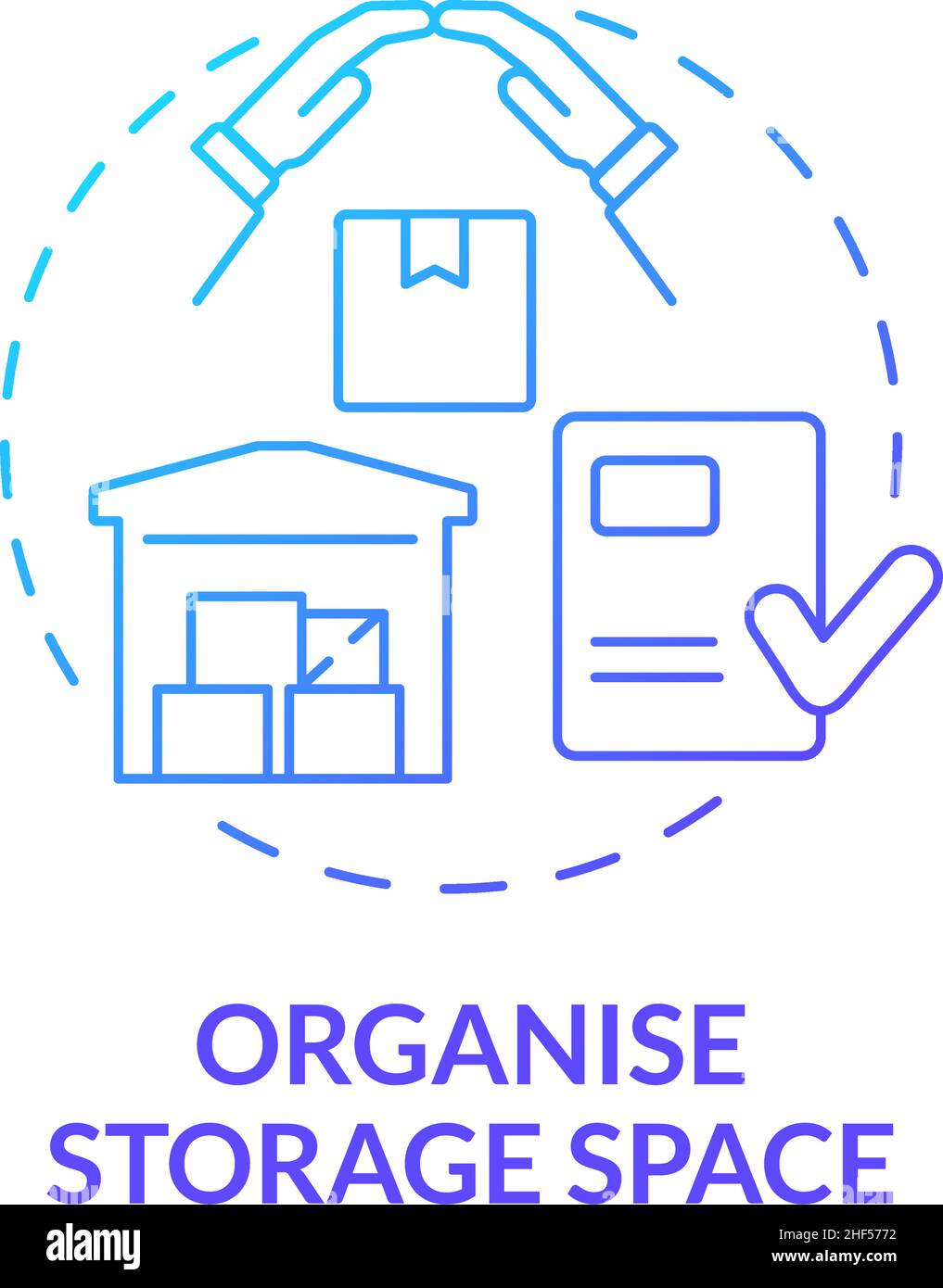 Export shipping blue gradient concept icon hi-res stock photography and ...