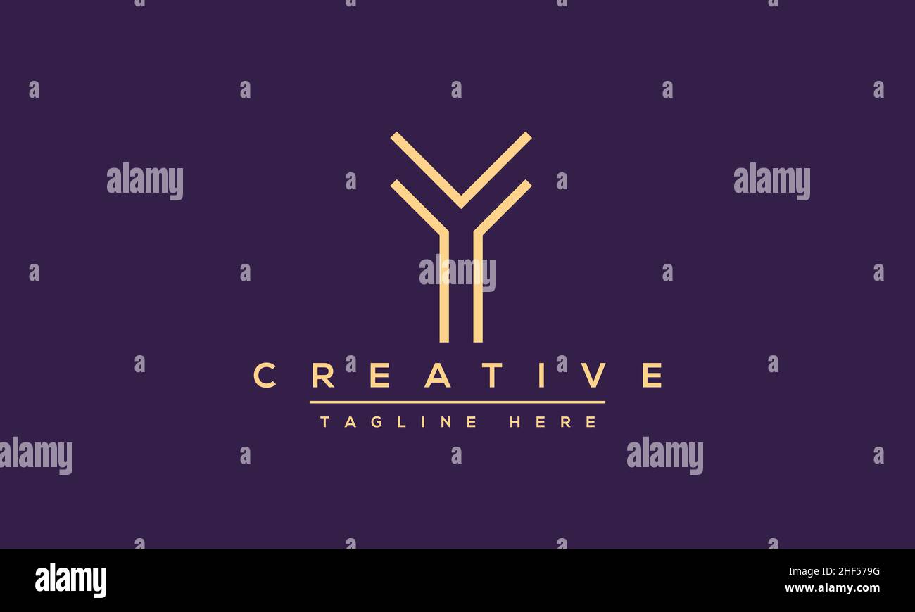 Y Logo Design modern and creative template. Y YY icon initials based ...