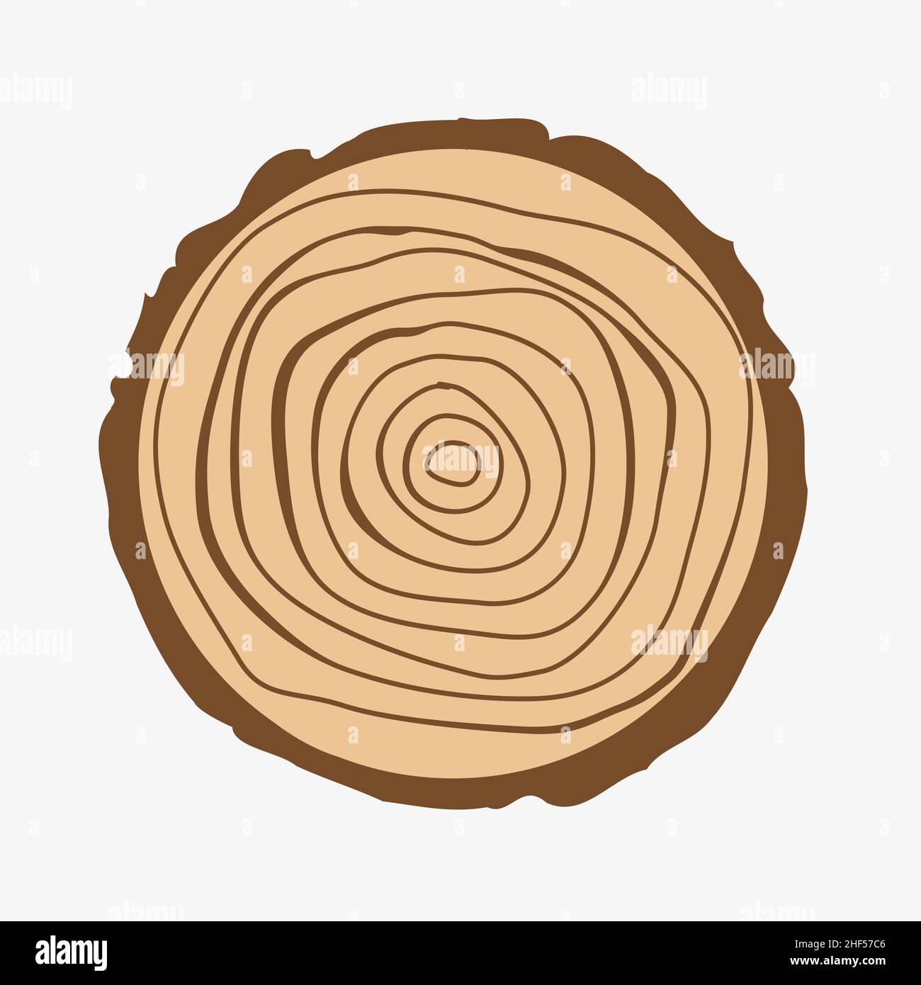 Vector icon of a log. Wood illustration Stock Vector Image & Art - Alamy