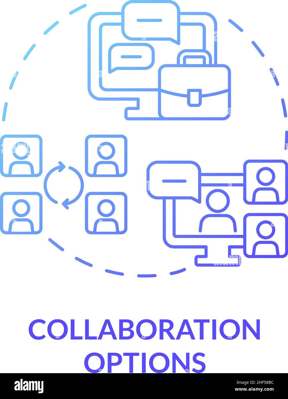 Student art collaboration Stock Vector Images - Alamy