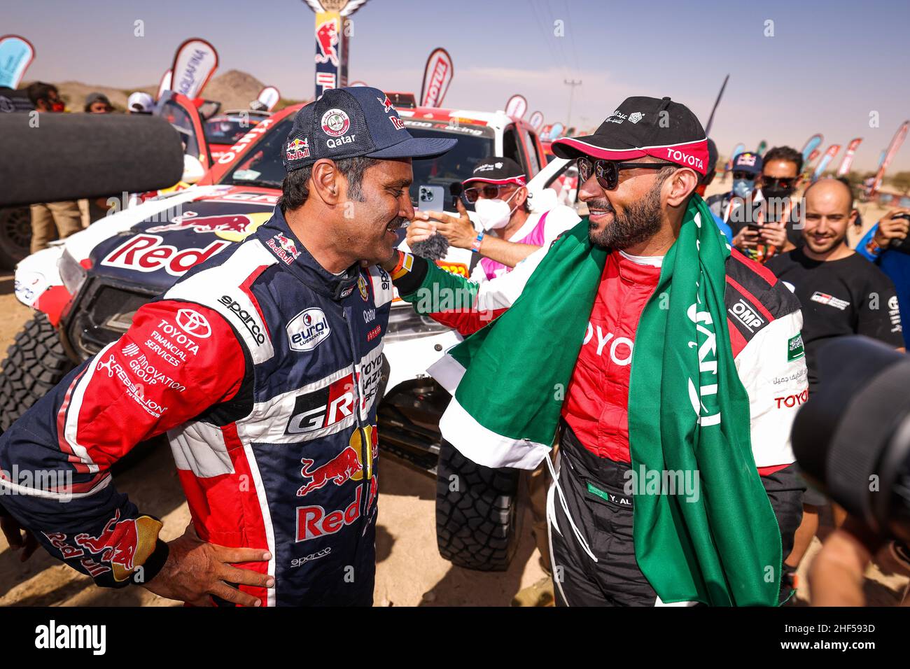 Jeddah, Saudi Arabia. 14th Jan, 2022. Al-Attiyah Nasser (qat), Toyota ...