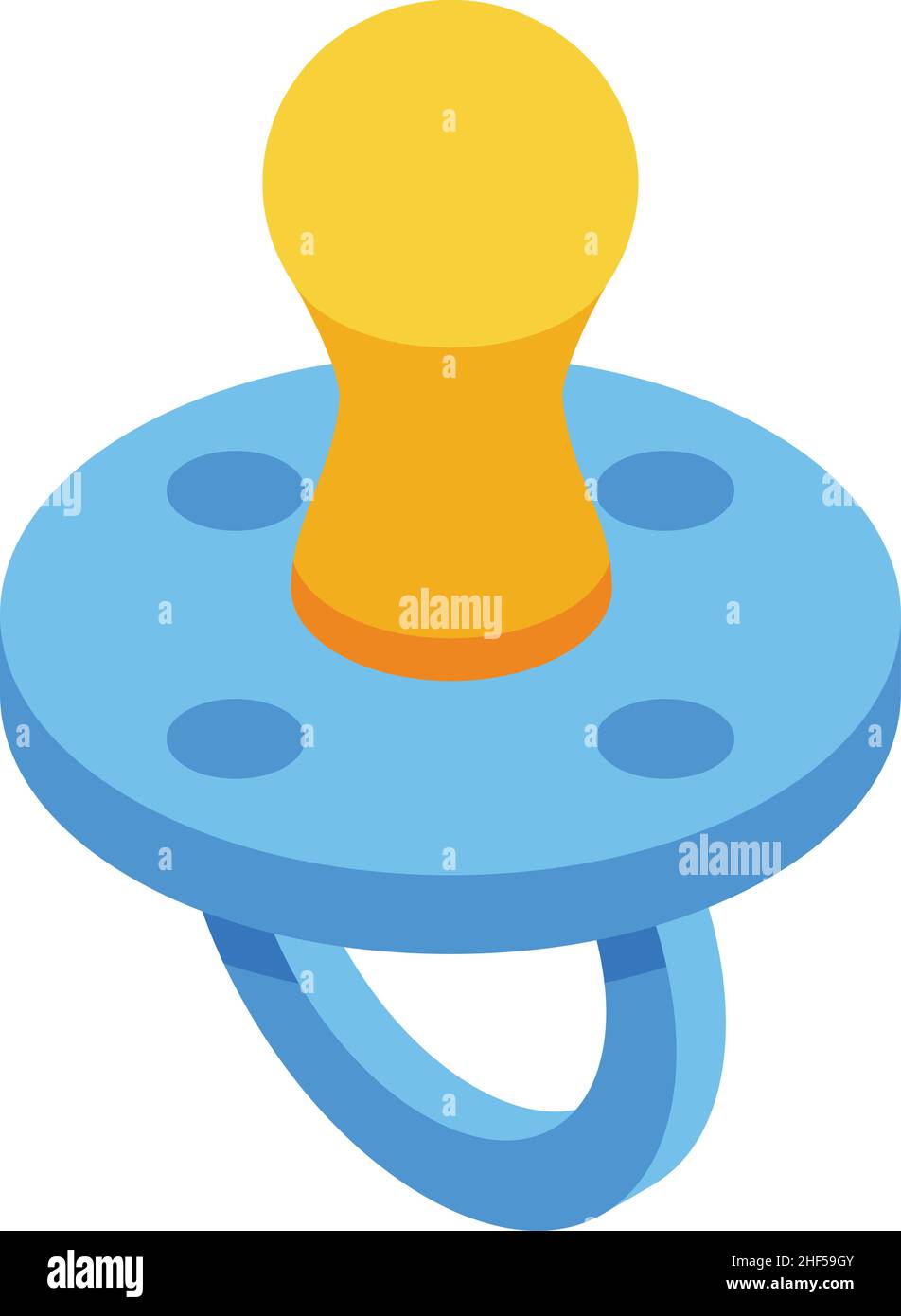 Blue pacifier clipart hi-res stock photography and images - Alamy