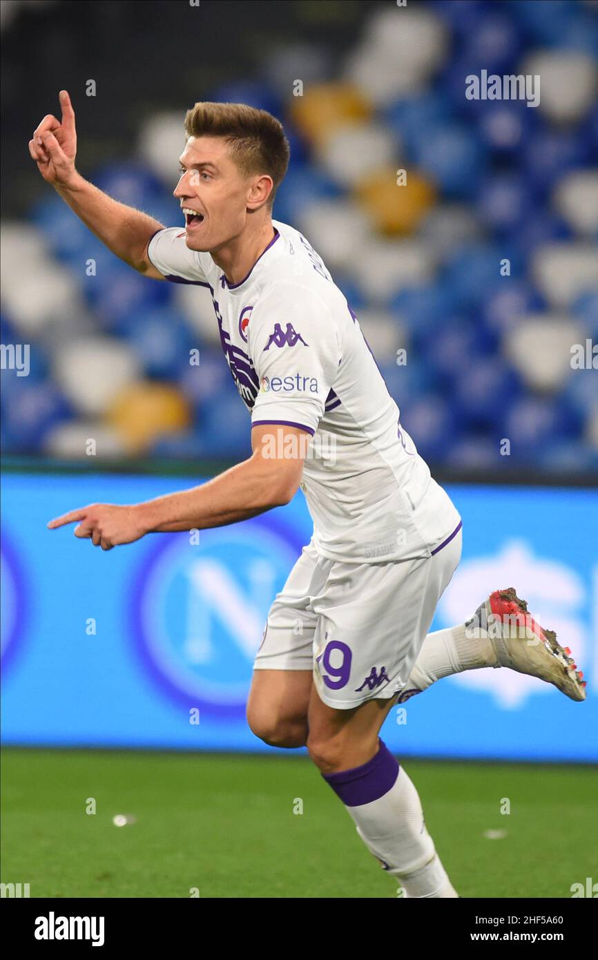 Naples, Italy. 13th Jan, 2022. Filippo Frison ( ACF Fiorentina ...