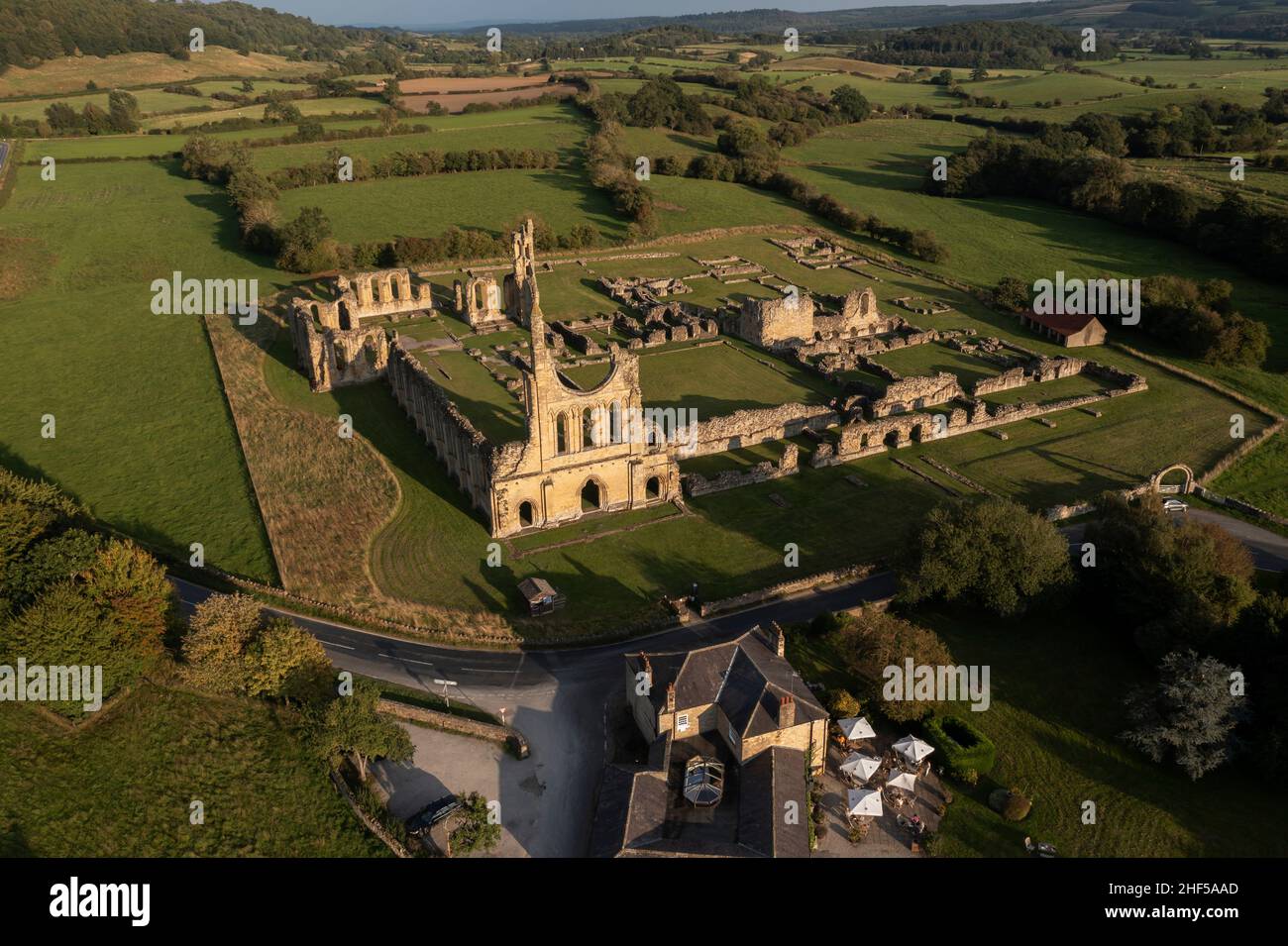 Byland Abbey remains of a Cistercian abbey near Coxwold, North ...