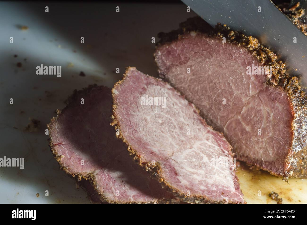 meat with the name of "cupim", hump steak, cut of beef from the upper ...