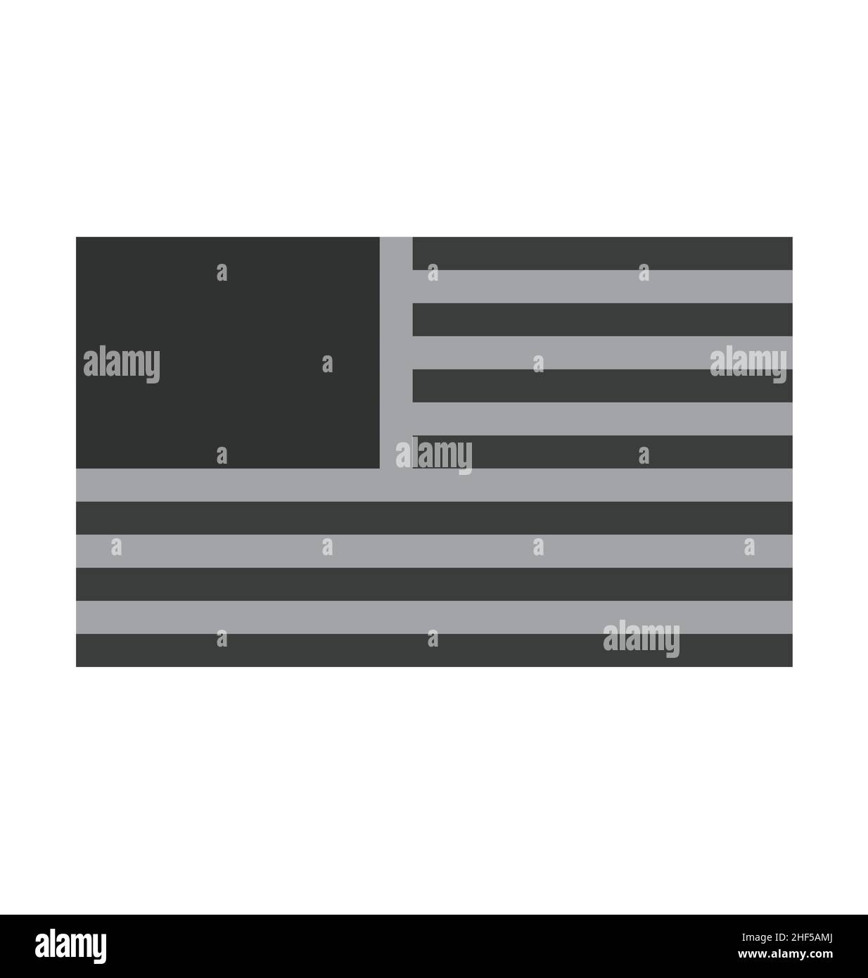 usa flag simplified grayscale military naval stealth icon vector ...