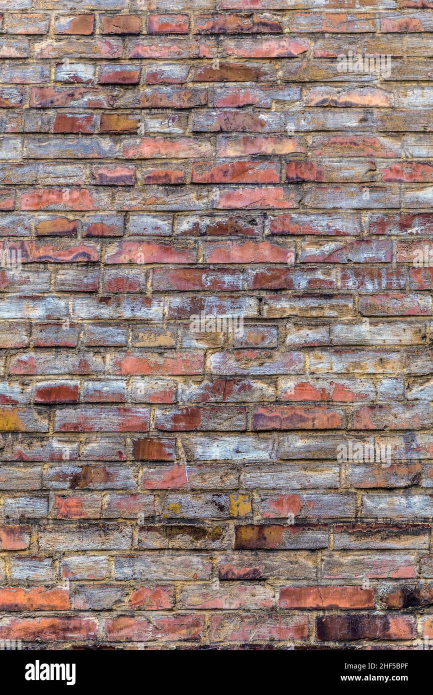 pattern of old historic brick wall im harmonic structure Stock Photo ...