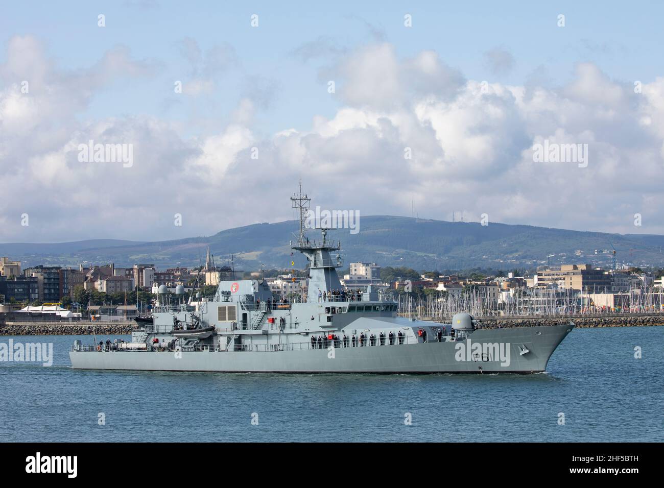1st September 2021 LE Samuel Beckett - Irish Navy Ship Stock Photo - Alamy