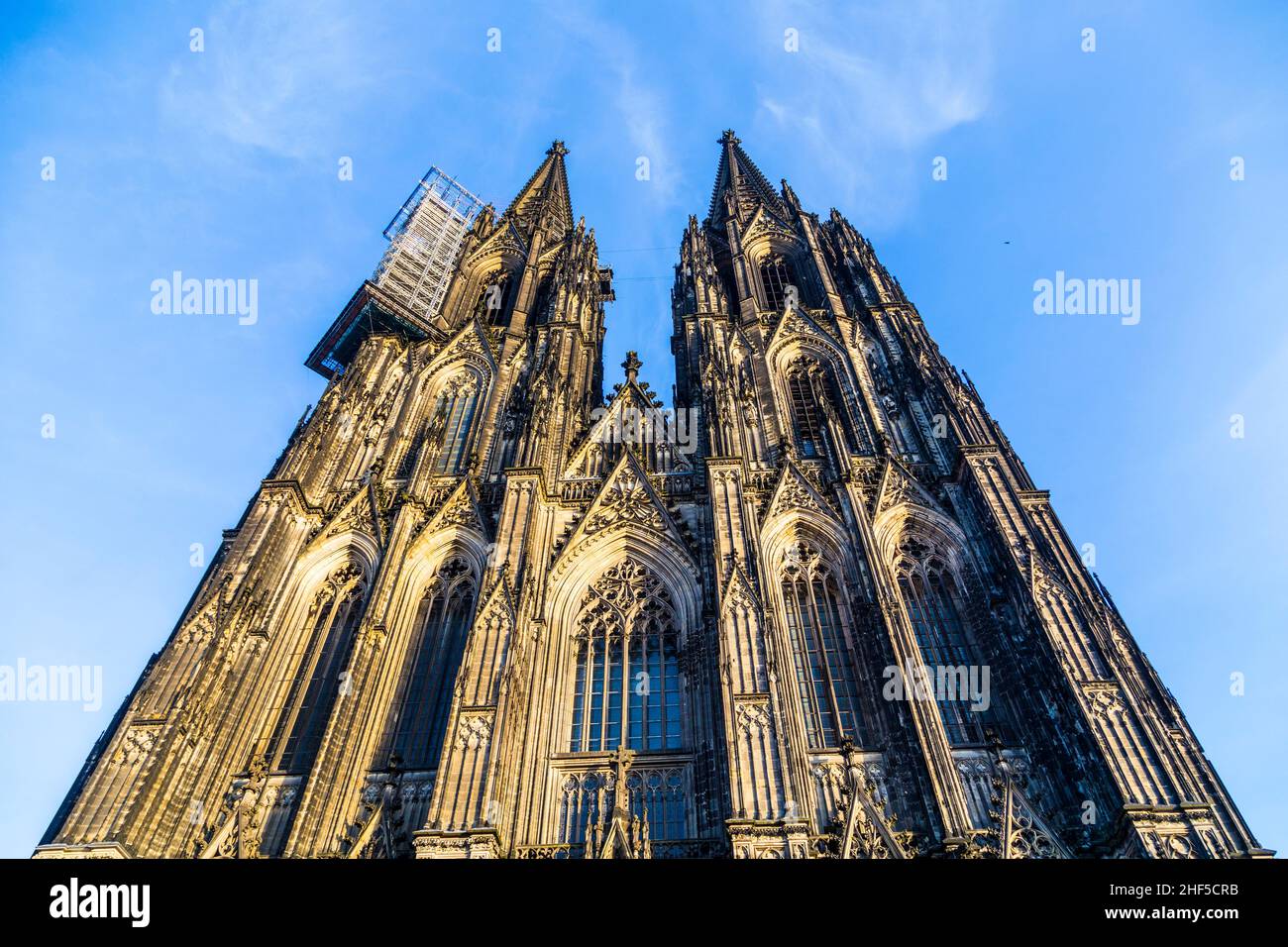 ancient facade of old dome in cologne Stock Photo - Alamy
