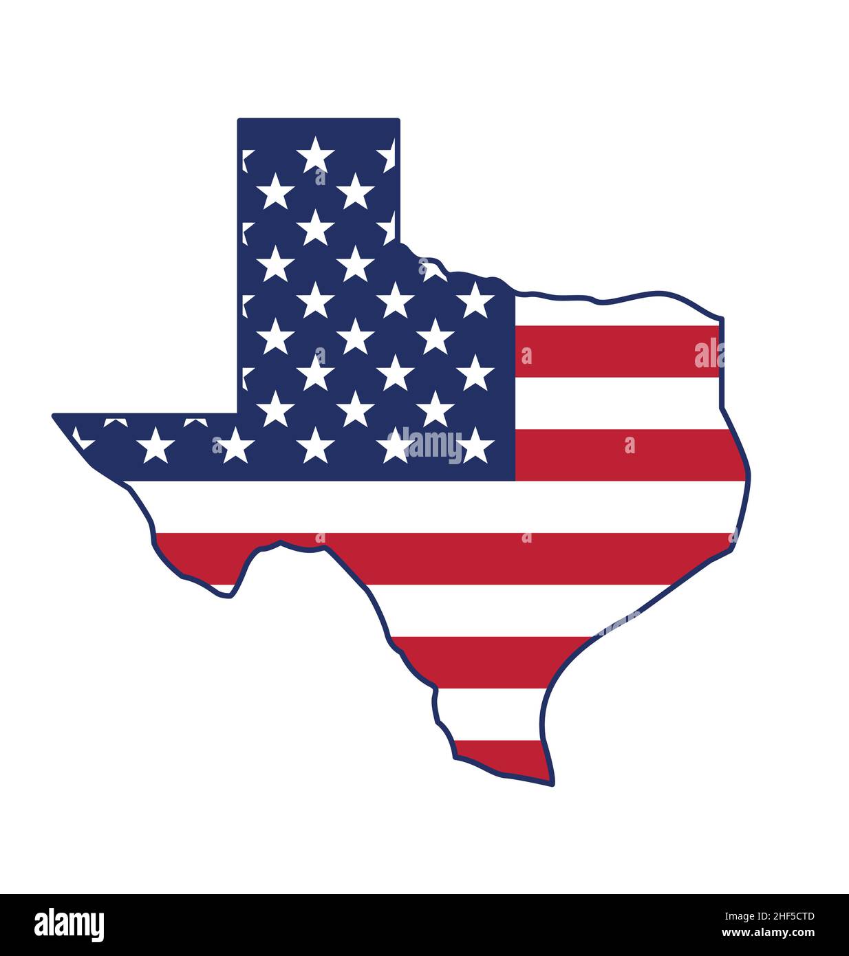 texas tx state map shape silhouette with usa american flag symbol ...