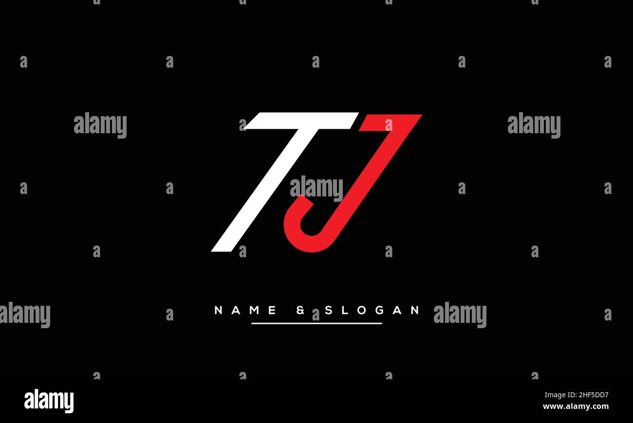 TJ,JT Abstract Letters Logo Monogram Stock Vector Image & Art - Alamy