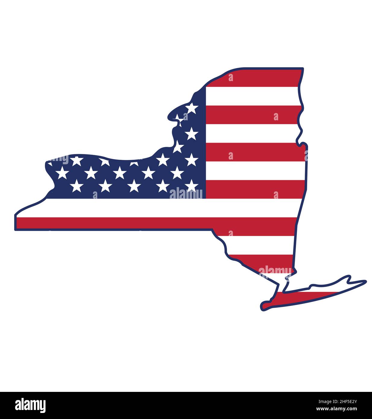 new york ny state shape silhouette with usa flag icon logo vector ...