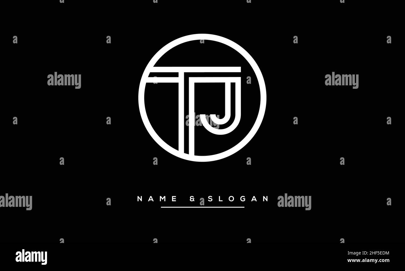 Tj logo Black and White Stock Photos & Images - Alamy