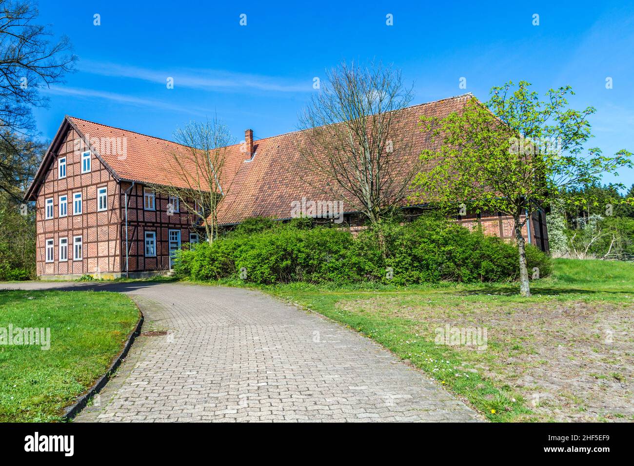 old Half timbered farm house in Germany Stock Photo - Alamy