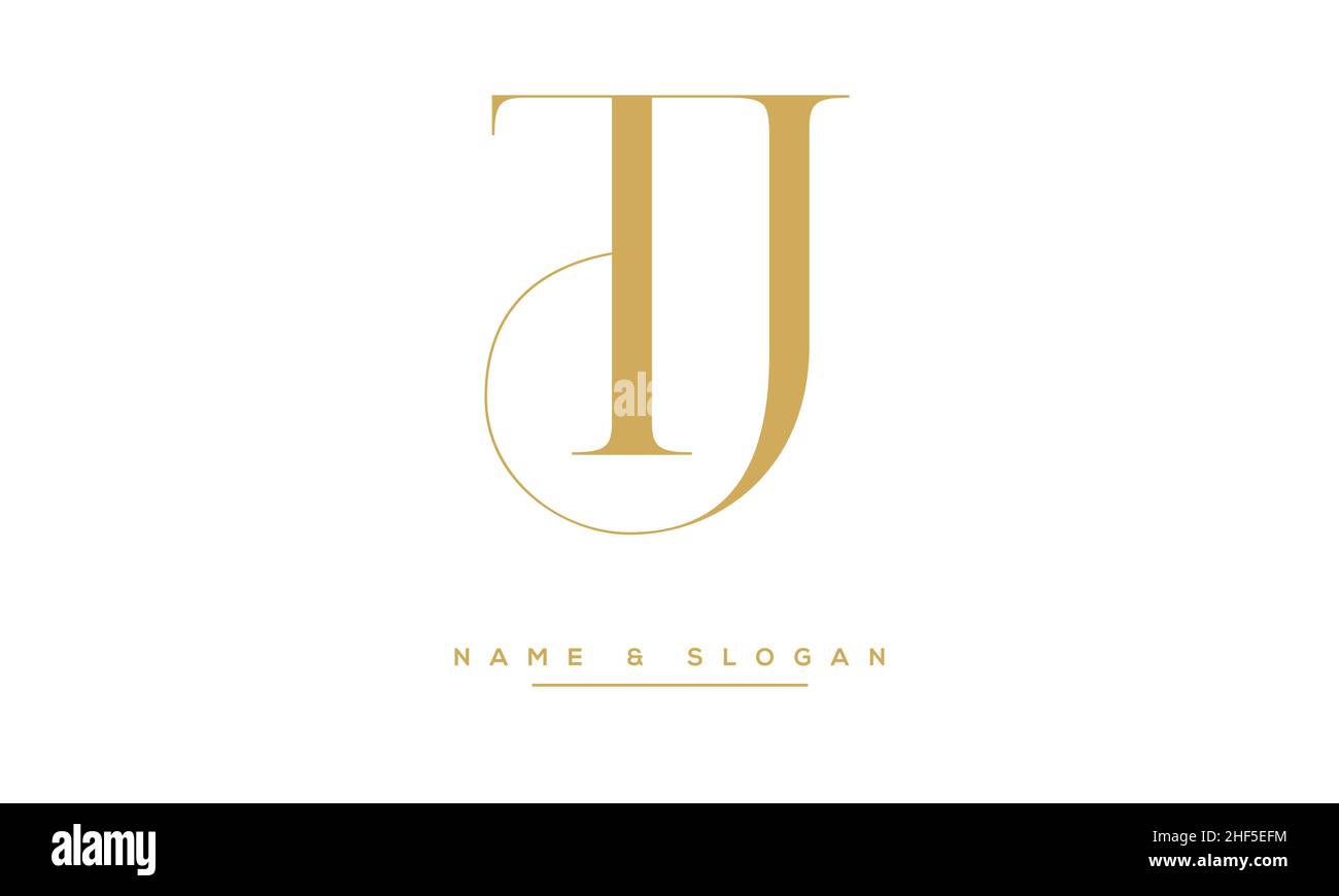 TJ,JT Abstract Letters Logo Monogram Stock Vector Image & Art - Alamy