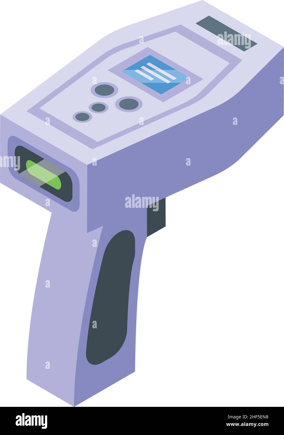 Digital radar gun icon isometric vector. Speed camera. Car traffic ...