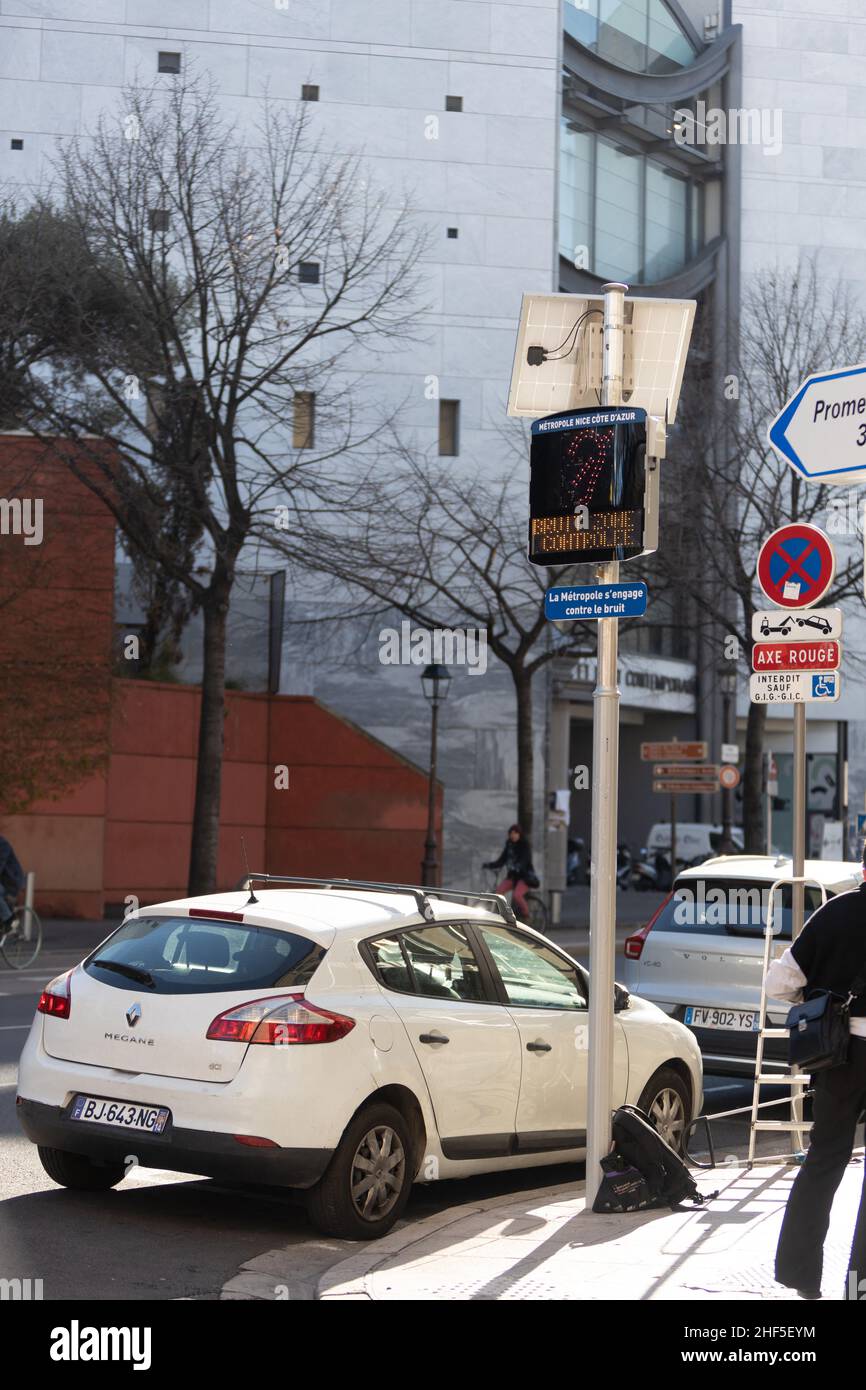 Launch of the noise radar experiment in Nice, France on January 14 ...