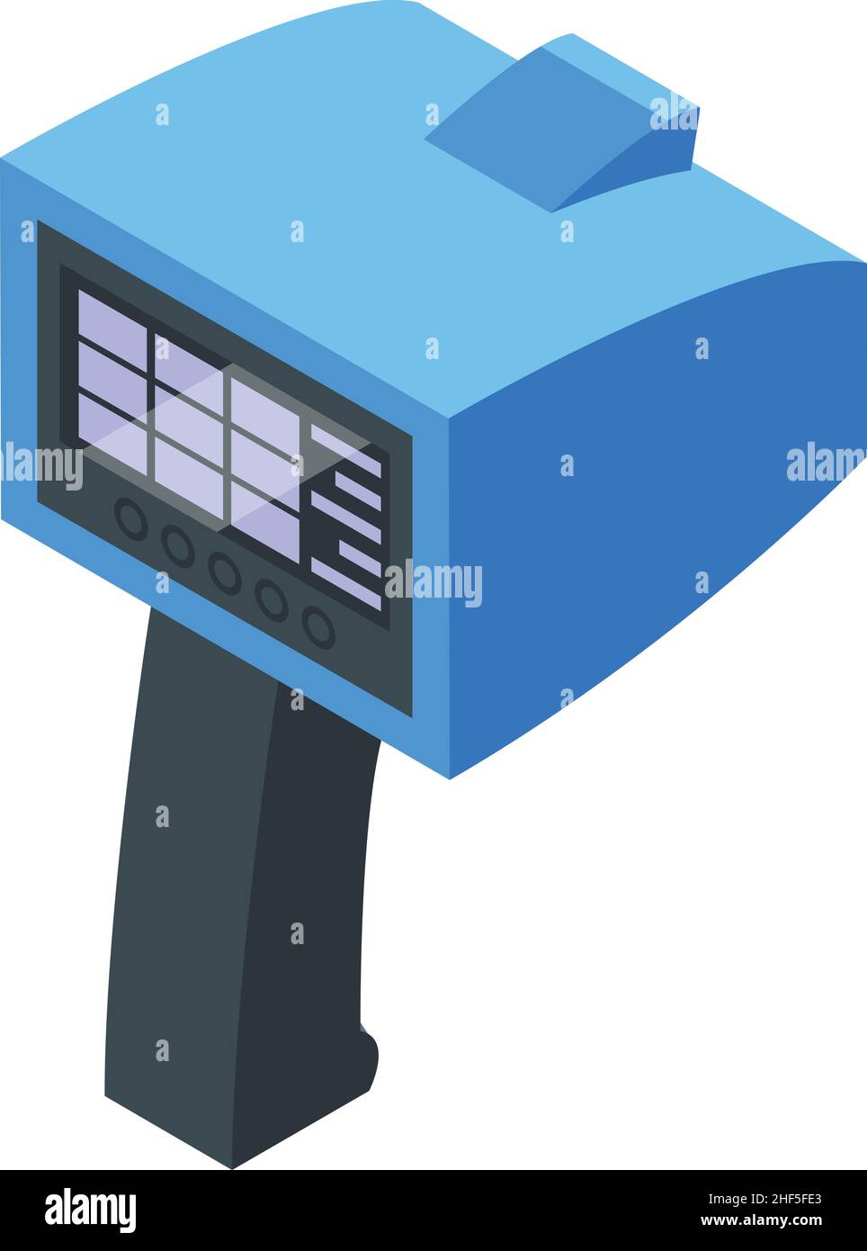 Speed gun policeman Stock Vector Images - Alamy