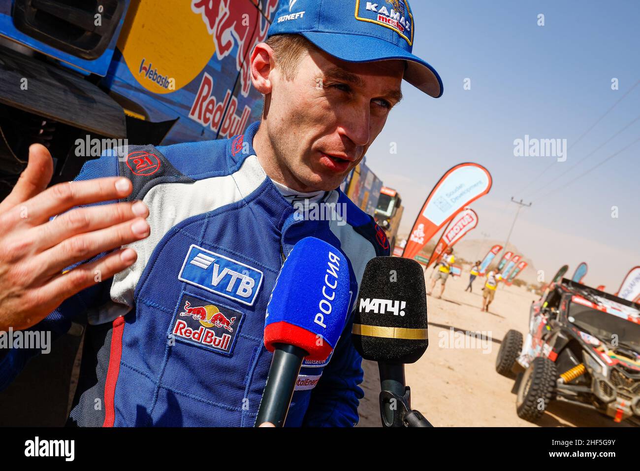 Sotnikov Dmitry (rus), Kamaz-Master, Kamaz 43509, T5 FIA Camion, portrait during the Stage 12 of ...