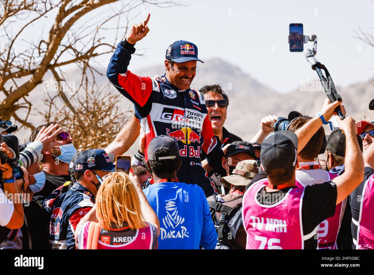 Al-Attiyah Nasser (qat), Toyota Gazoo Racing, Toyota GR DKR Hilux T1 ...