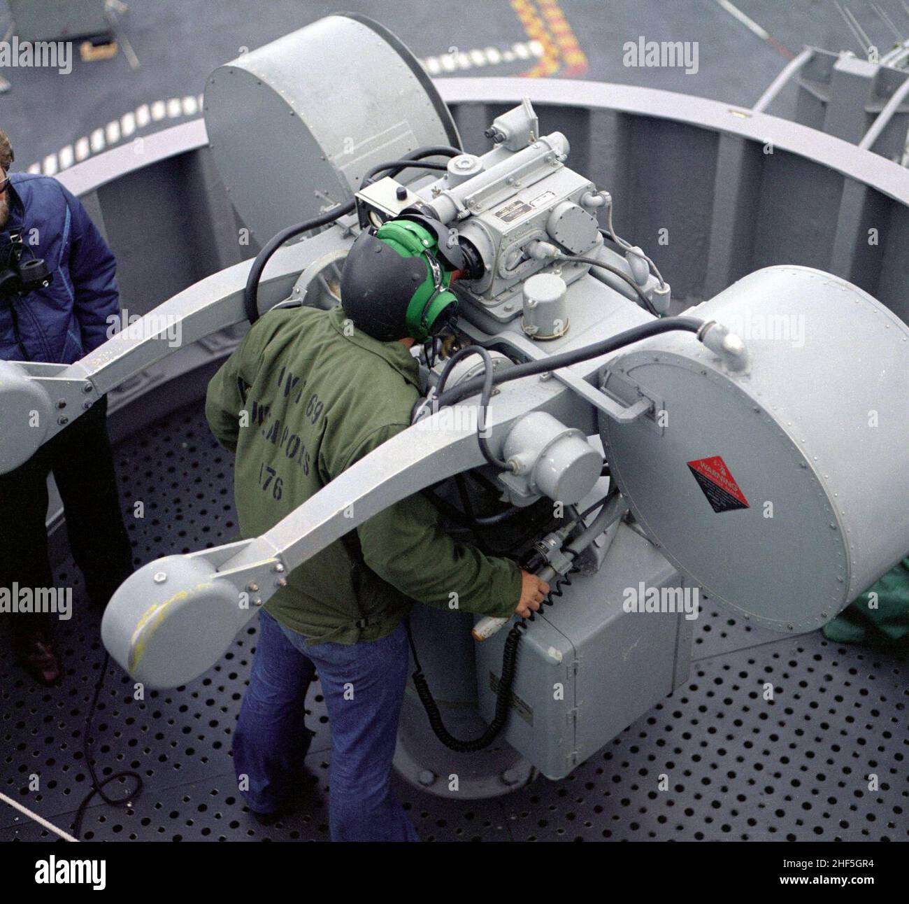 Sea Sparrow Mark115 Fire Control Director Stock Photo - Alamy