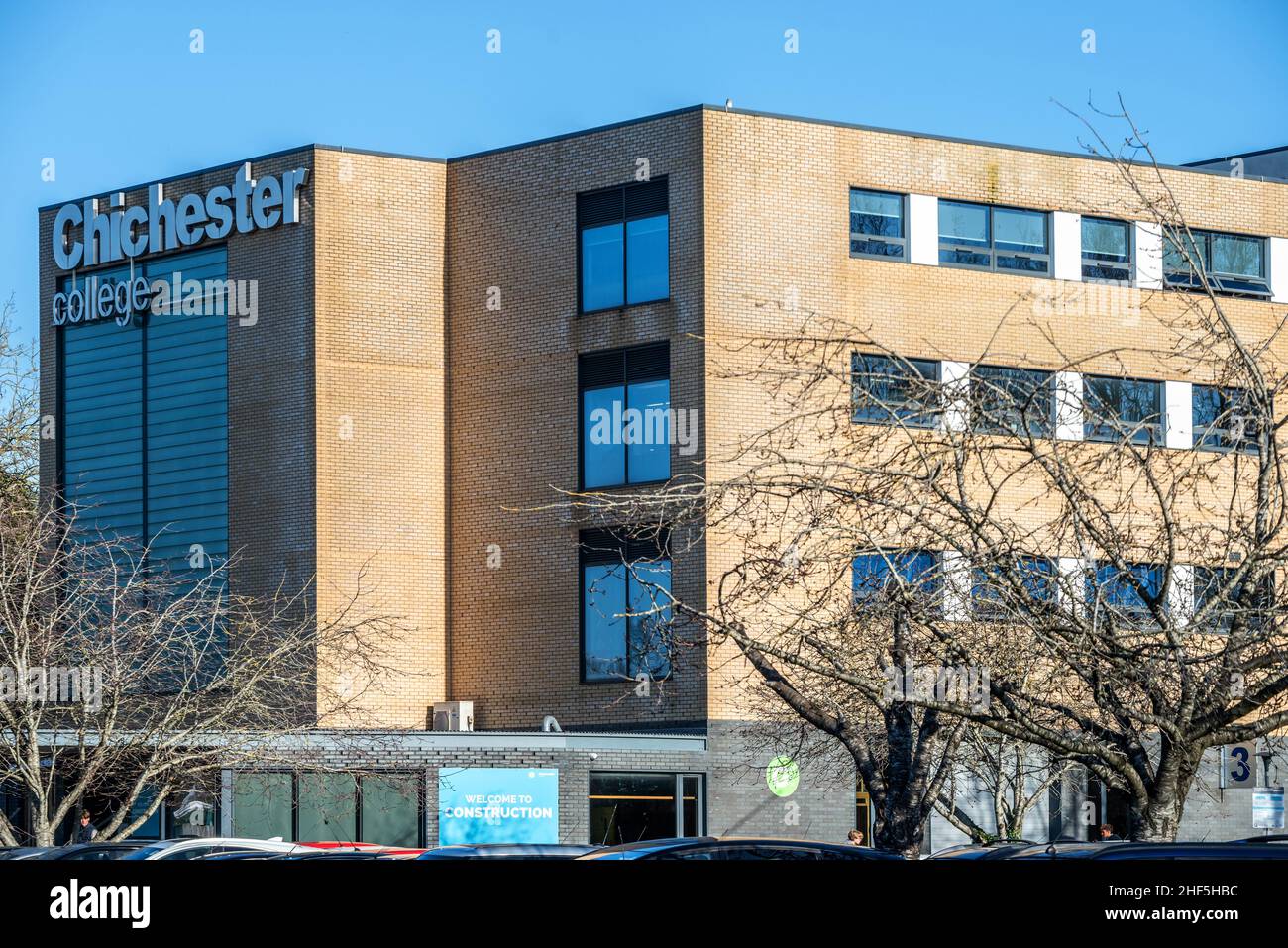 Chichester, January 5th 2022: Chichester College Stock Photo - Alamy